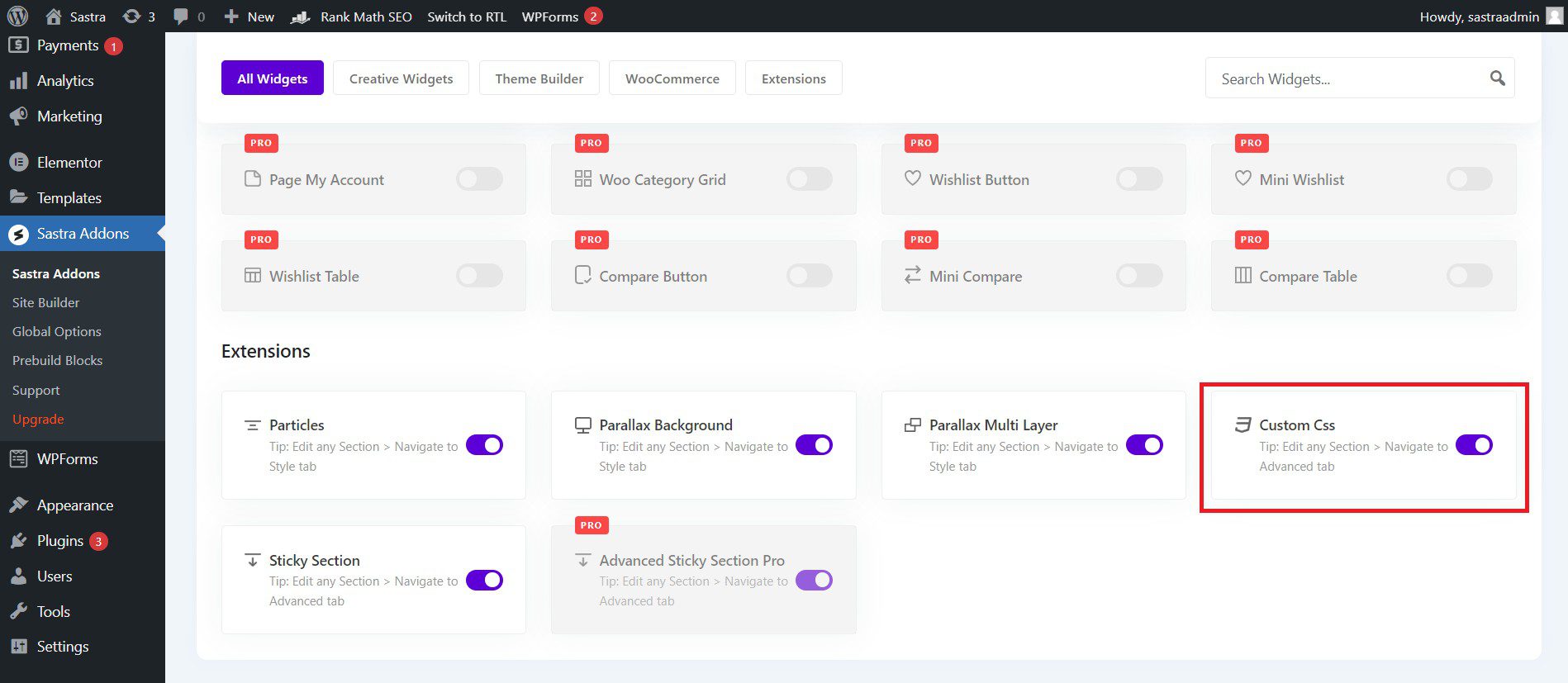 How To Use Custom Css In Elementor Spexo Addons