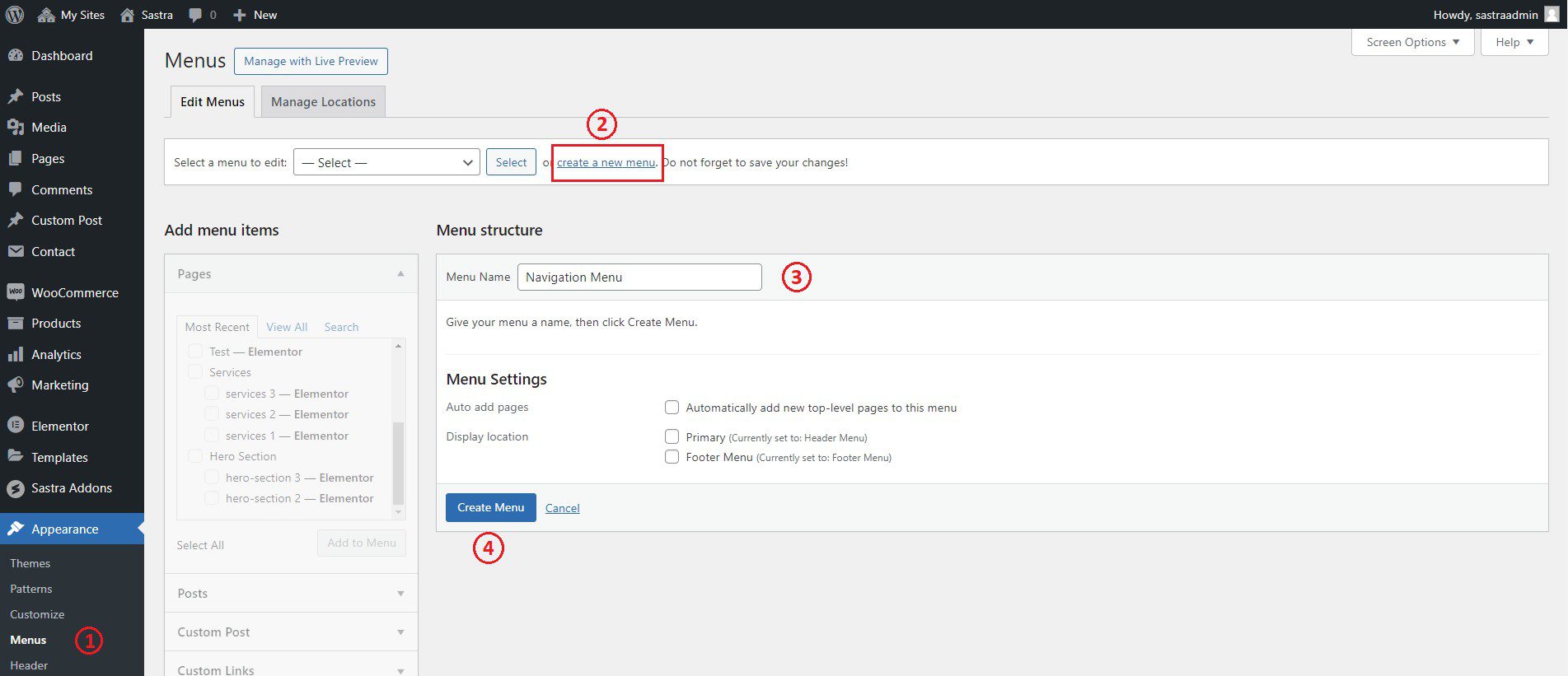 How To Use Nav Menu In Elementor - Spexo Addons